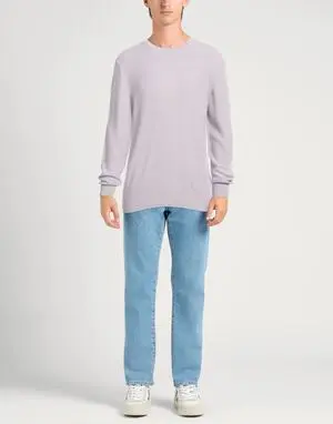 Boglioli Crewneck Pullover In Cotton - Purple