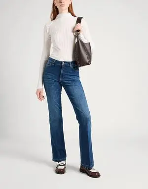 Max & Co. Ribbed Mock Neck Long Sleeve Sweater