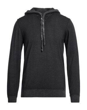 Crossley Virgin Wool Hooded Sweater - Black