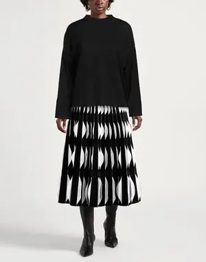 Alpha Studio Knitted Crewneck Sweater - Black