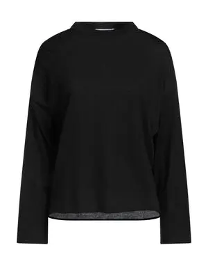 Alpha Studio Knitted Crewneck Sweater - Black