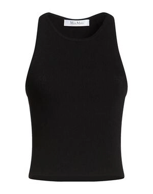 Max Mara Top Size Viscose, Polyester - Black