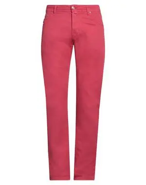 JACOB COHЁN Casual Straight Leg Pants - Brick