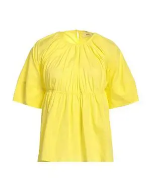 VICOLO Peplum Top - Yellow