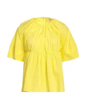 VICOLO Peplum Top - Yellow