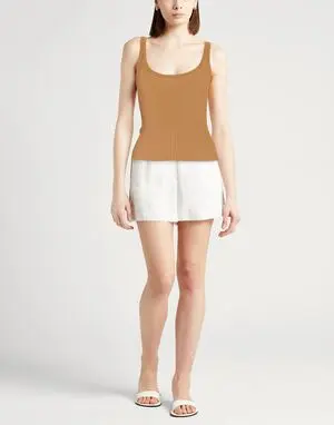 Max Mara Sleeveless Ribbed Silk Top