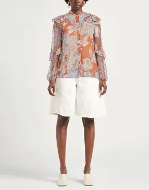 TWINSET Floral Print Chiffon Shirt