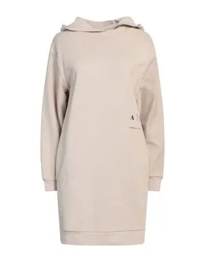 Armani Exchange Cotton French Terry Mini Dress
