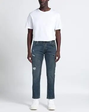 Brian Dales Skinny Fit Jeans With Distressed Detailing