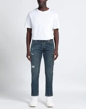 Brian Dales Skinny Fit Jeans With Distressed Detailing