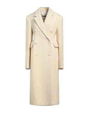 JIL SANDER Pastel Coat In Virgin Wool, Mohair Wool, Alpaca Wool And Polyamide
