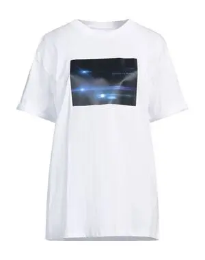 Armani Exchange T-shirt Size Cotton, Polyester, Elastane - White