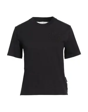 Palm Angels Cotton T-shirt With Embroidered Logo