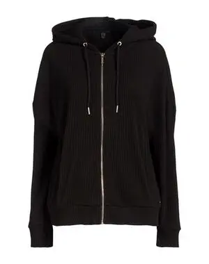 Armani Exchange Cotton-blend Hooded Sweatshirt - Black
