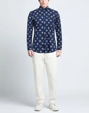 DANIELE ALESSANDRINI Shirt Size Cotton, Elastane