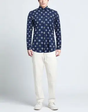 DANIELE ALESSANDRINI Shirt Size Cotton, Elastane