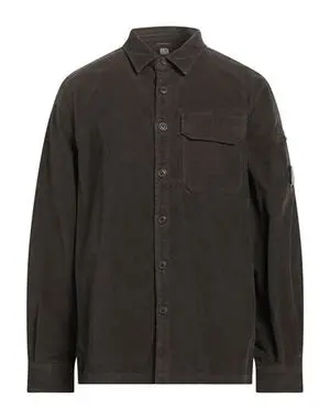 C.P. COMPANY C. P. Company Man Shirt Pastel Blue Size S Cotton, Elastane Grey