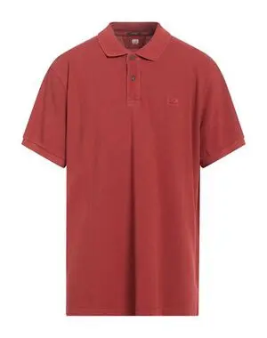 C.P. COMPANY C. P. Company Man Polo Shirt Antique Rose Size Xs Cotton Brick