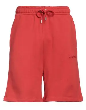 JORDAN Cotton Bermuda Shorts - Red