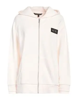 Armani Exchange French Terry Hooded Sweatshirt - White