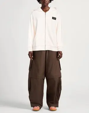 Armani Exchange French Terry Hooded Sweatshirt - White
