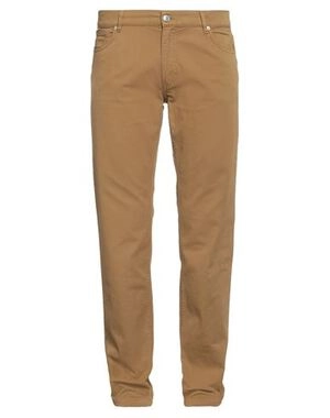 TRUSSARDI Solid Color Tapered Trousers - Beige