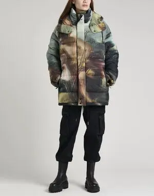 VIVIENNE WESTWOOD Padded Multicolor Shell Coat