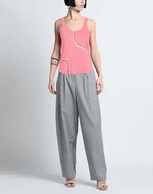 BONNETERIE UNIVERSEL Tank Top In Linen And Elastane