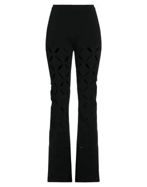 Versace Wide Leg Openwork Trousers