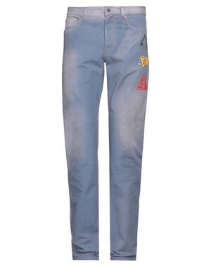 Dior Pants Size Cotton, Calfskin - Sky Blue