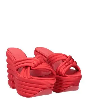 FERRAGAMO Textile Fibers Sandals - Red