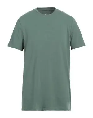 Armani Exchange Man T-shirt Red Size Xs Cotton, Elastane Green