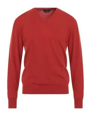 DANIELE FIESOLI Sweater In Wool And Cashmere - Rust