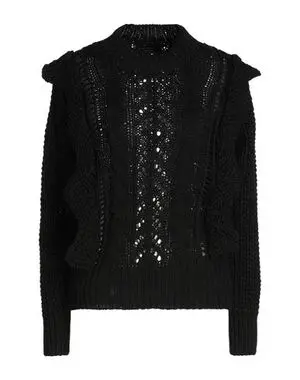 ANGELA MELE MILANO Turtleneck Sweater - Black