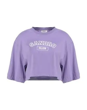 Sandro Cropped T-shirts For Women