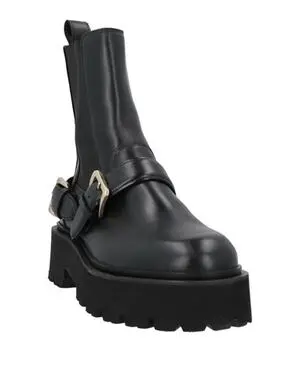 Sandro Leather Ankle Boots - Black
