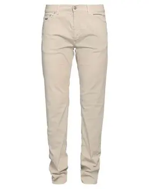 HARMONT & BLAINE Pants Size Cotton, Elastane - Beige