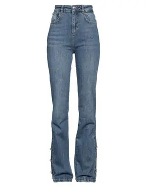 REBEL QUEEN BY LIU •JO High Waisted Flared Jeans