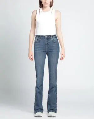 REBEL QUEEN BY LIU •JO High Waisted Flared Jeans