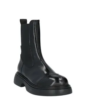 GANNI Ankle Boots Leather - Black