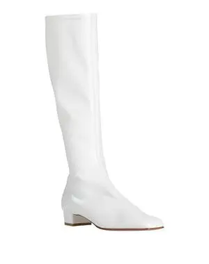 By Far Leather Square Toe Zipper Fastening Boots
