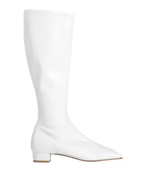 By Far Leather Square Toe Zipper Fastening Boots