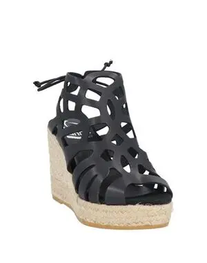 KANNA Leather Espadrille Sandals