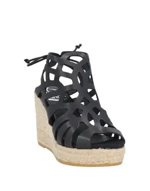 KANNA Leather Espadrille Sandals