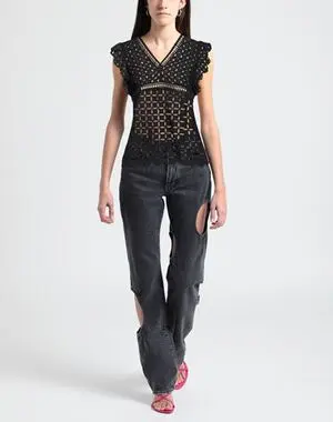 Pinko Top With Broderie Anglaise