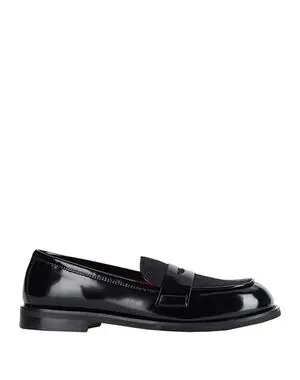 Max & Co. Patent Leather Penny Loafers With Calf Hair Accents