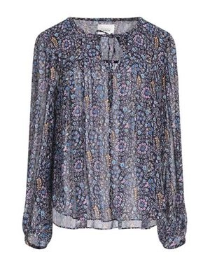MARANT ETOILE Dark Floral Print Viscose Blouse