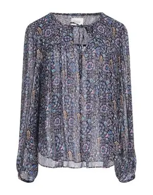 MARANT ETOILE Dark Floral Print Viscose Blouse