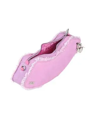 Gcds Shoulder Bag In Cotton And Leather - Pink