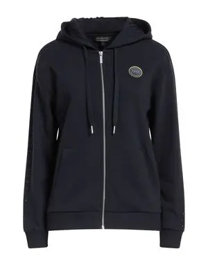 Armani Exchange Cotton And Polyester Blend Sweatshirt With Crystal Embellishments